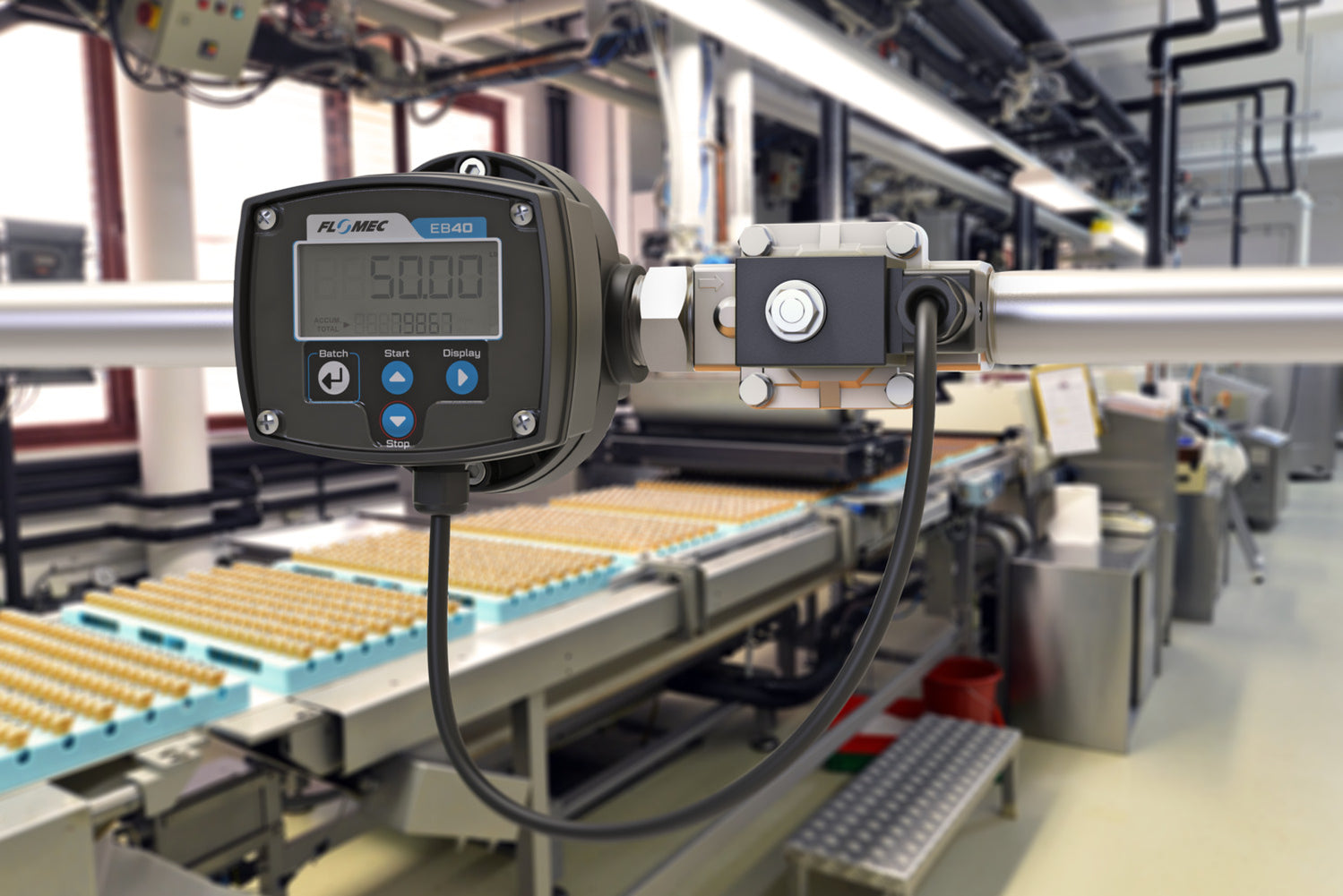 EB40 Single Stage Batch Controller - FLOMEC Flow Meters