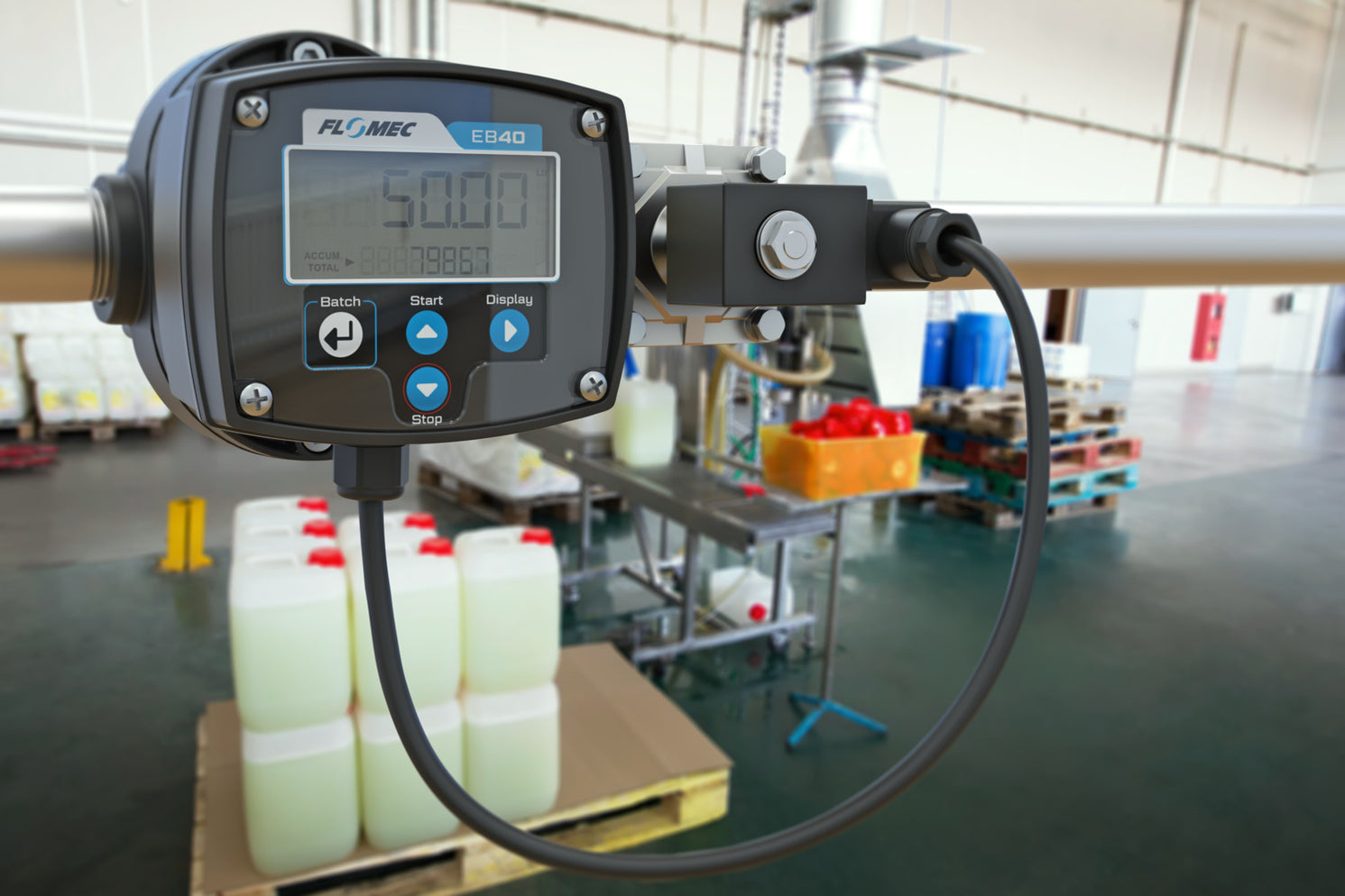 EB40 Single Stage Batch Controller - FLOMEC Flow Meters